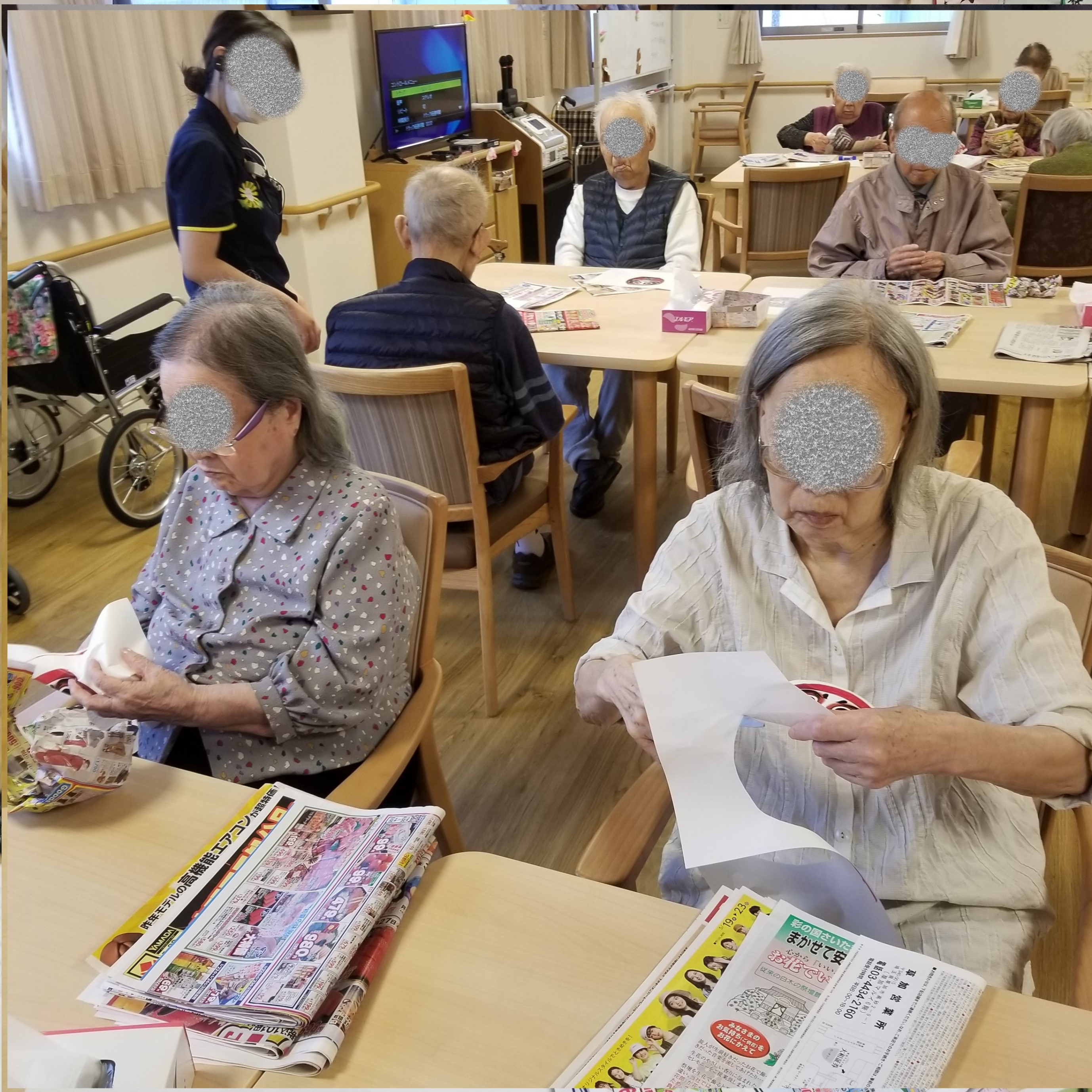 続、工作レク｜スタッフブログ｜ALSOK介護株式会社