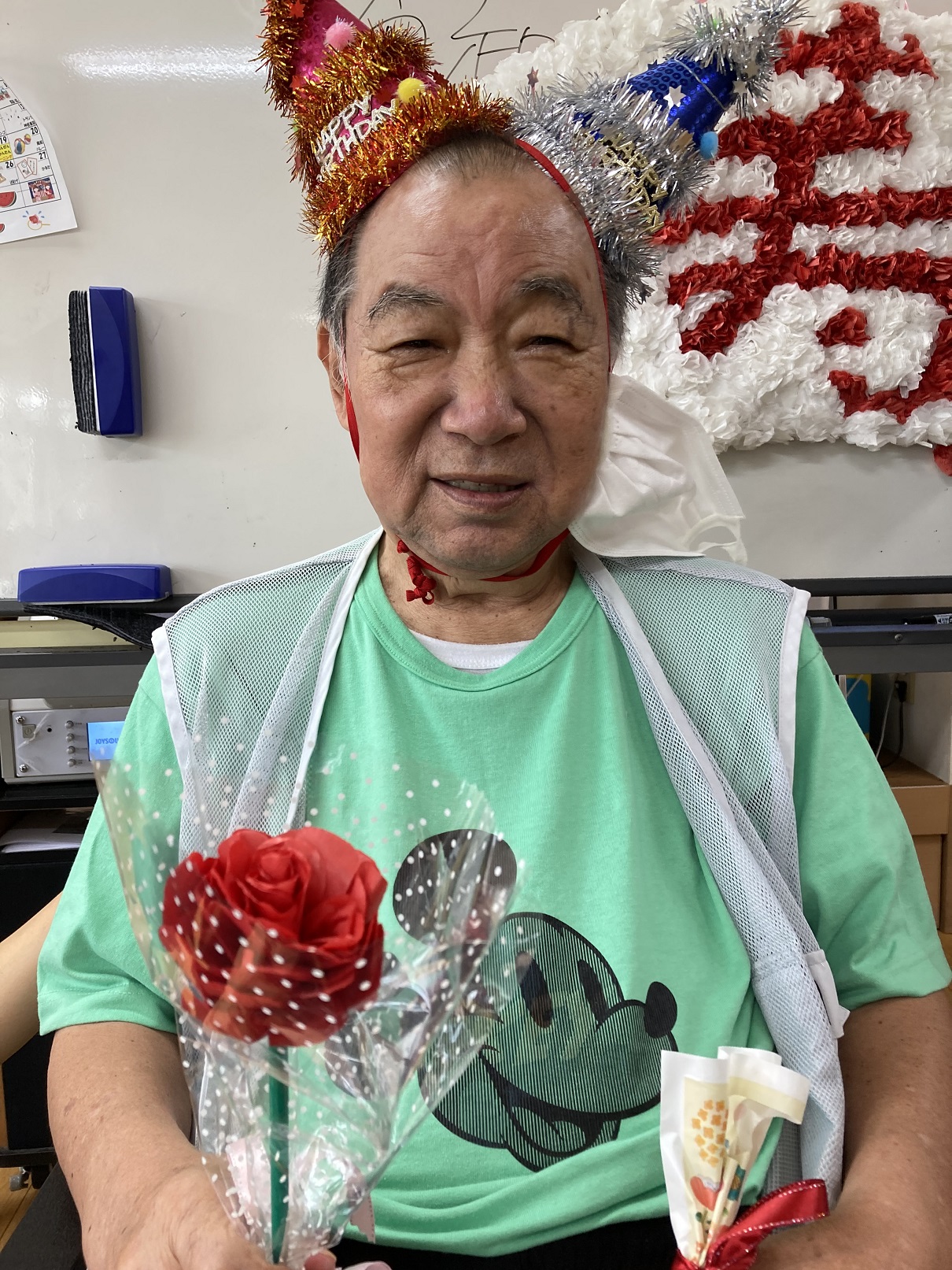 喜寿のお祝いです！｜スタッフブログ｜ALSOK介護株式会社