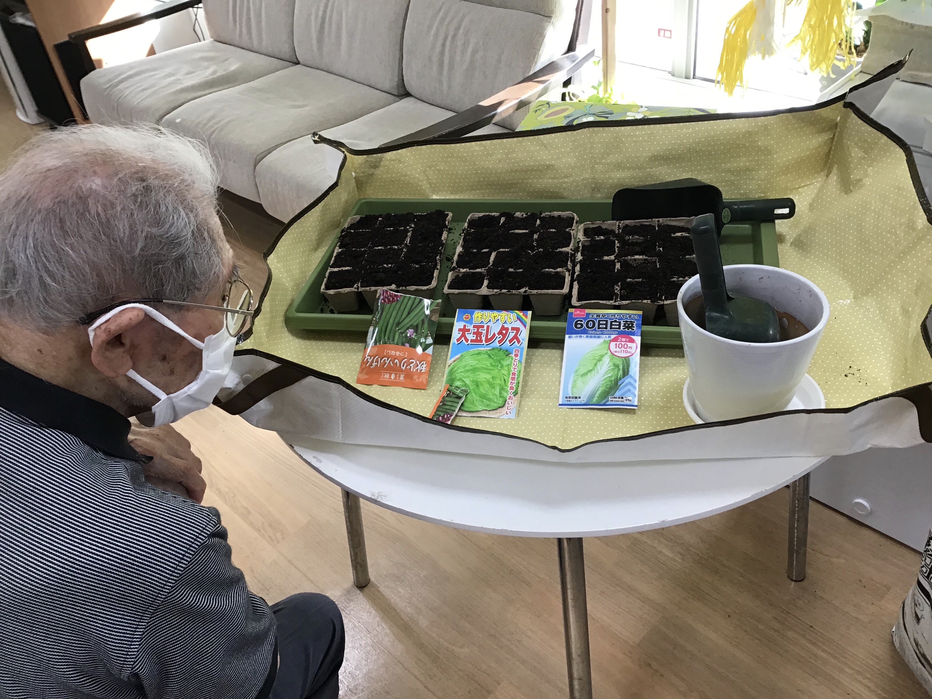 種まき｜スタッフブログ｜ALSOK介護株式会社