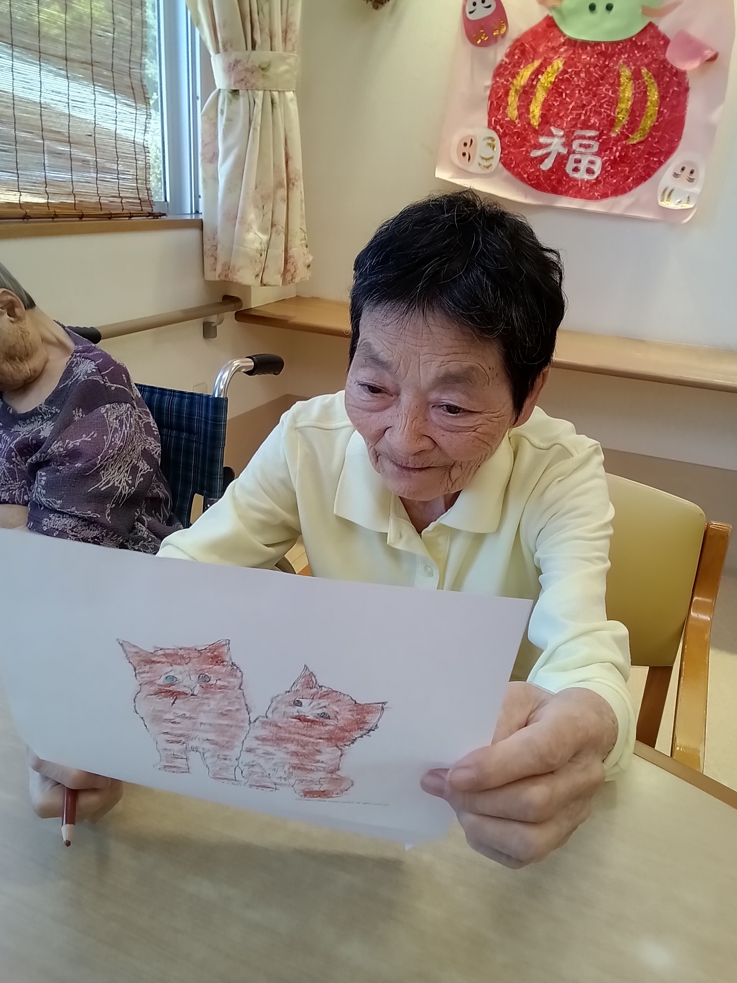 塗り絵を楽しむ、、、☻｜スタッフブログ｜ALSOK介護株式会社