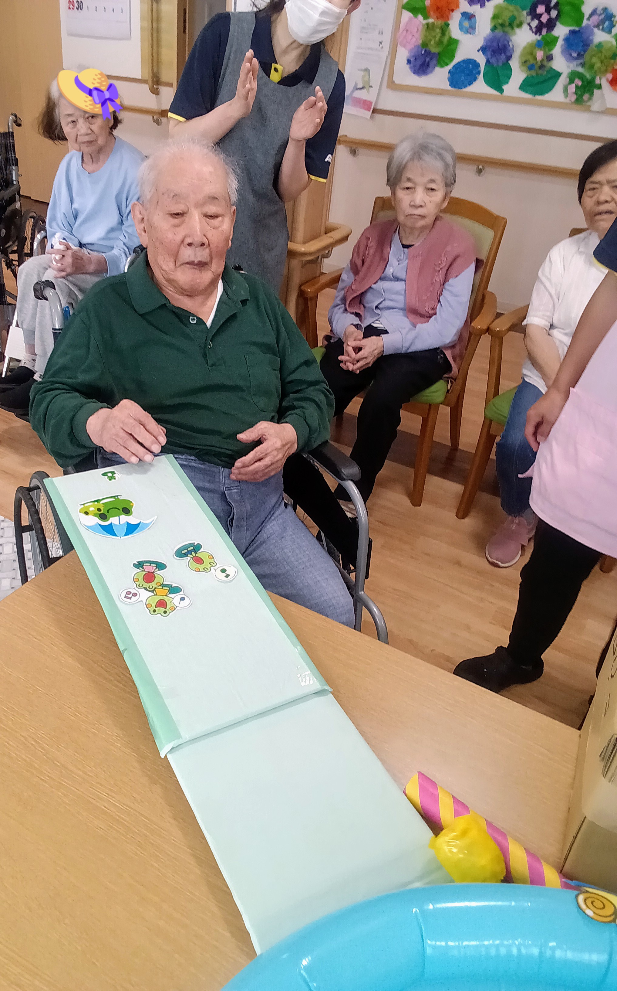 雨に負けるな!カエルピョコピョコ・誕生日会♡Part2｜スタッフブログ｜ALSOK介護株式会社